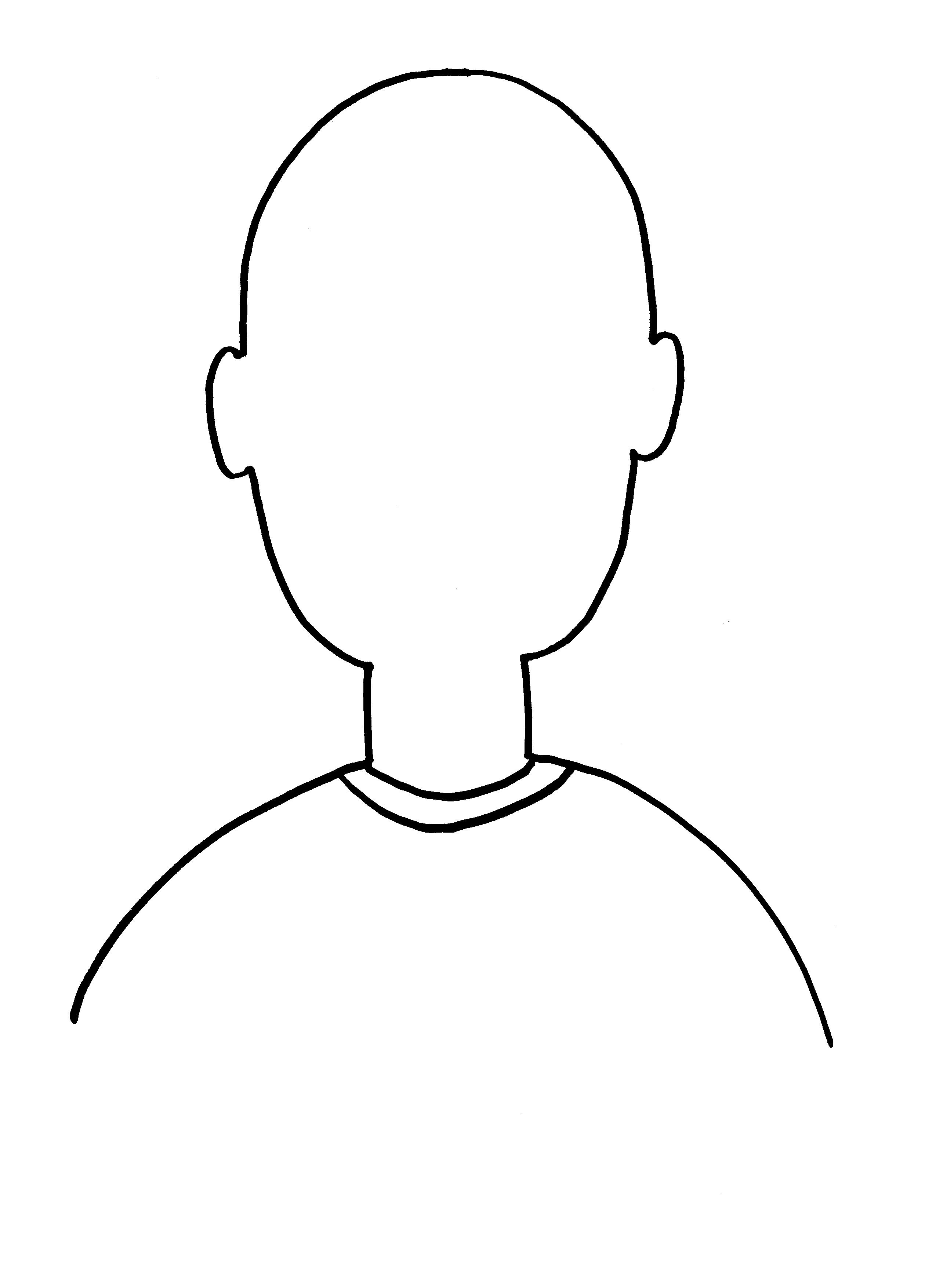 Blank Face Outline Cliparts co