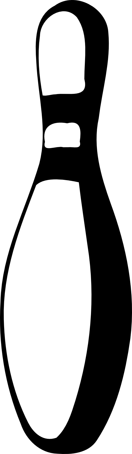 Bowling Pin Outline Cliparts co