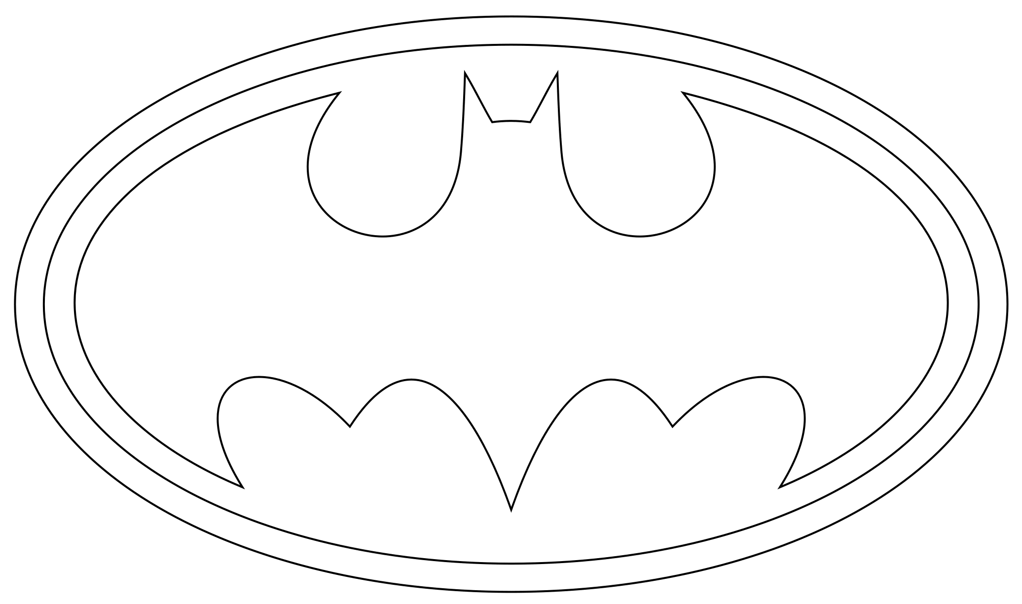 Batman Logo Template Cliparts co
