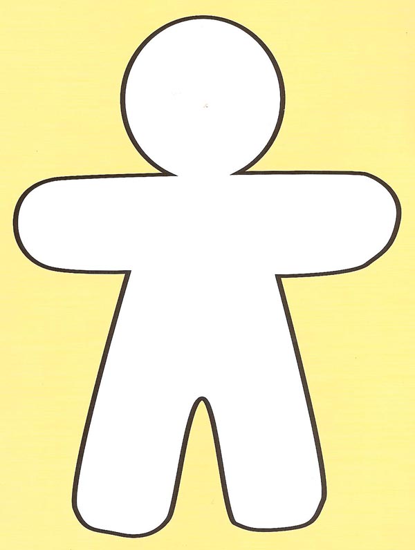 Cartoon Body Template Images Cliparts co