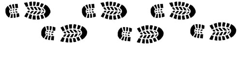 Shoe Prints Walking Cliparts co