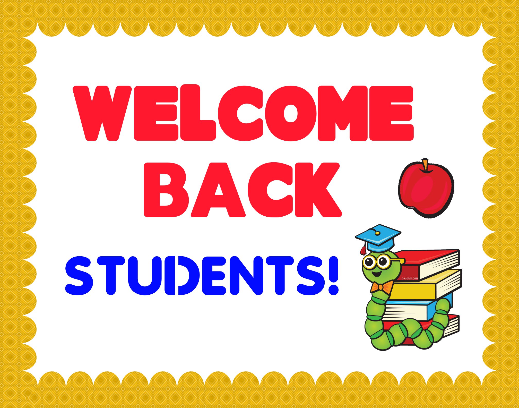 Welcome Back To School Printable Posters Images And Photos Finder