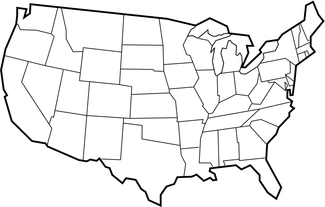United States Map Clip Art Cliparts co