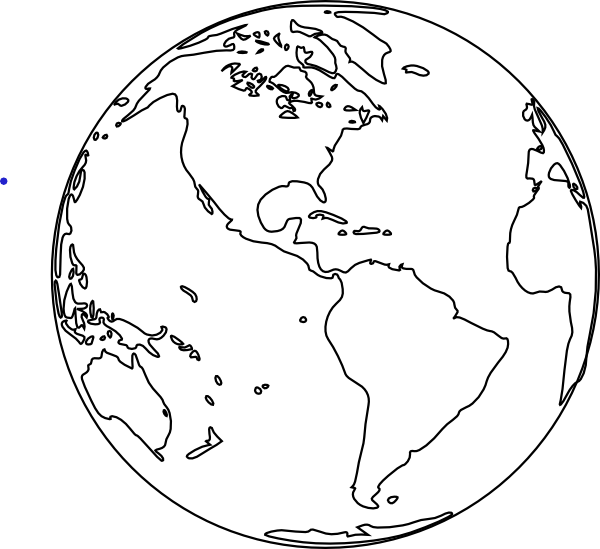 Earth Black And White Clipart - Cliparts.co