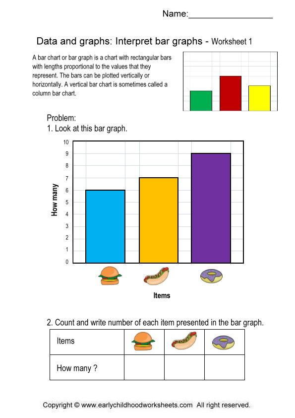 Bar Graph Worksheets 1 Cliparts co Bar Graph Worksheets 1 Cliparts co