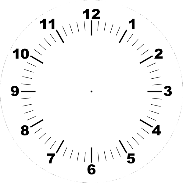 Blank Clock Face Printable Cliparts co