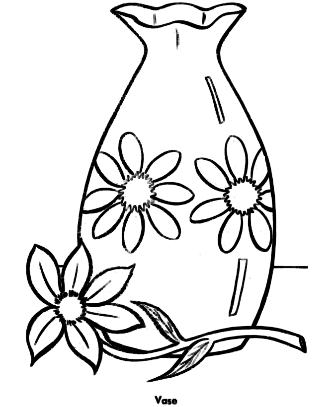 Vase Template Printable
