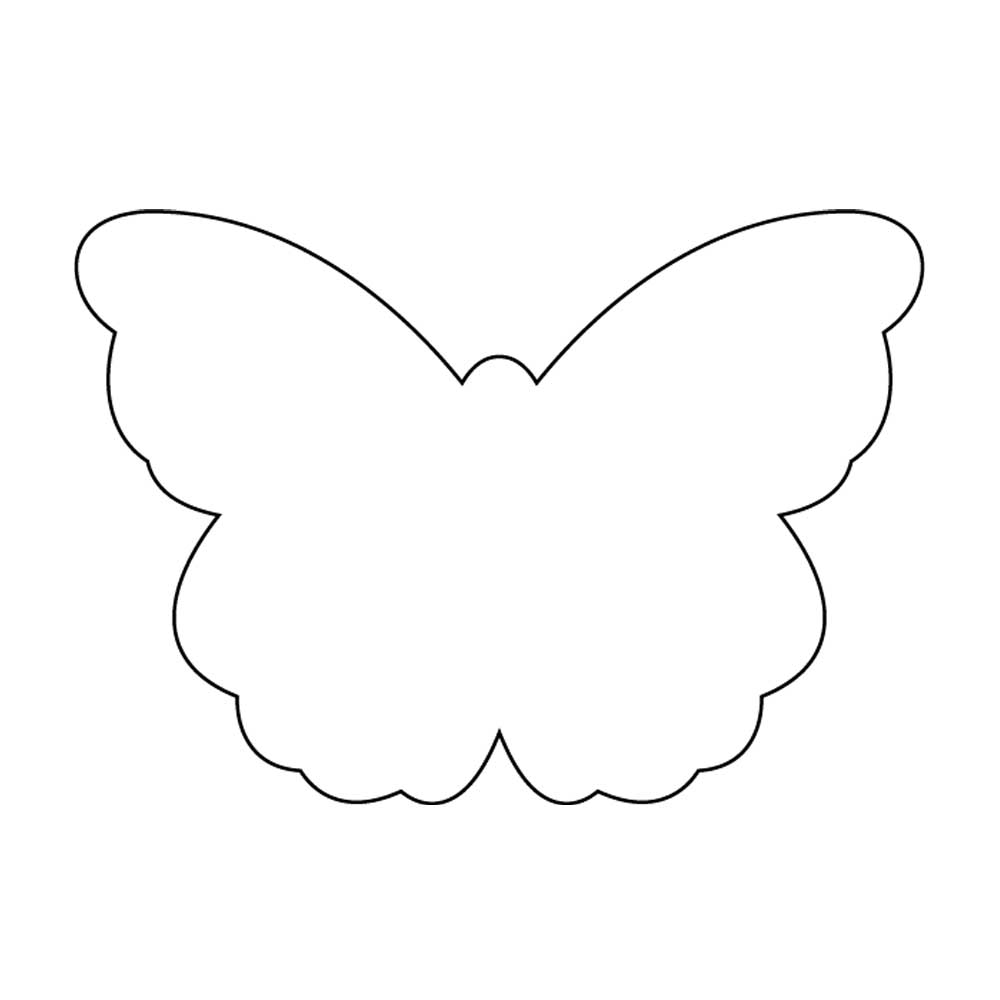 Printable Butterfly Cutouts Clipartsco Butterfly Outline Things I 