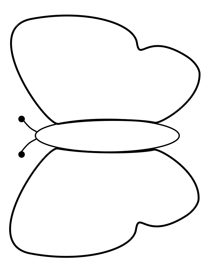 Monarch Butterfly Outline Cliparts co
