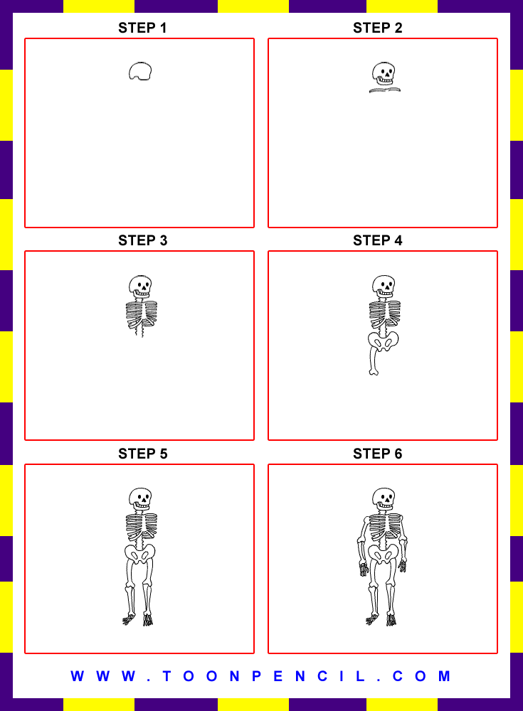 Kids Skeleton Drawing Cliparts co