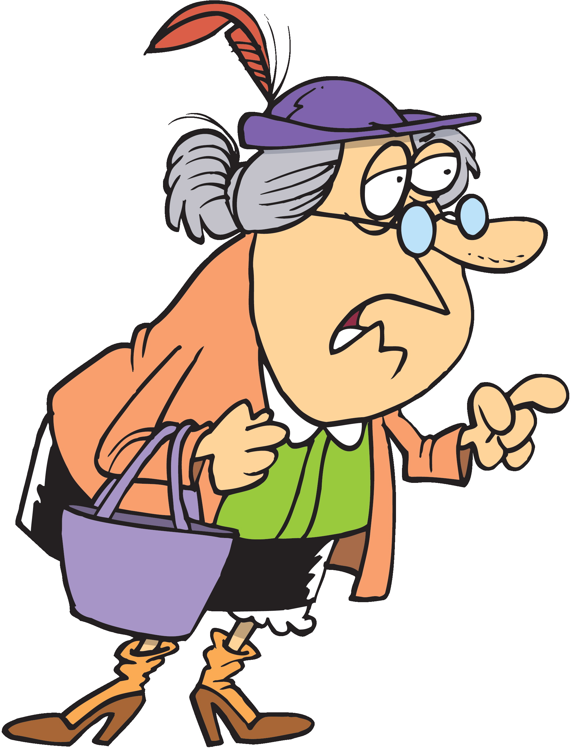 Grumpy Old Lady Cartoon Cliparts co