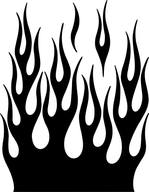 Flames Stencils Free Printable Free Printable Templates
