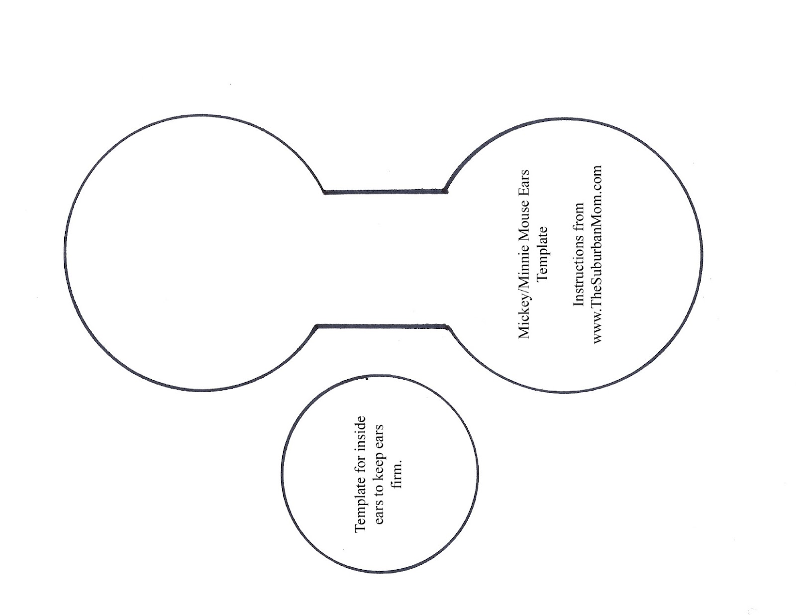 Printable Template Of Mini Mouse Ears Gina Blog Cliparts co