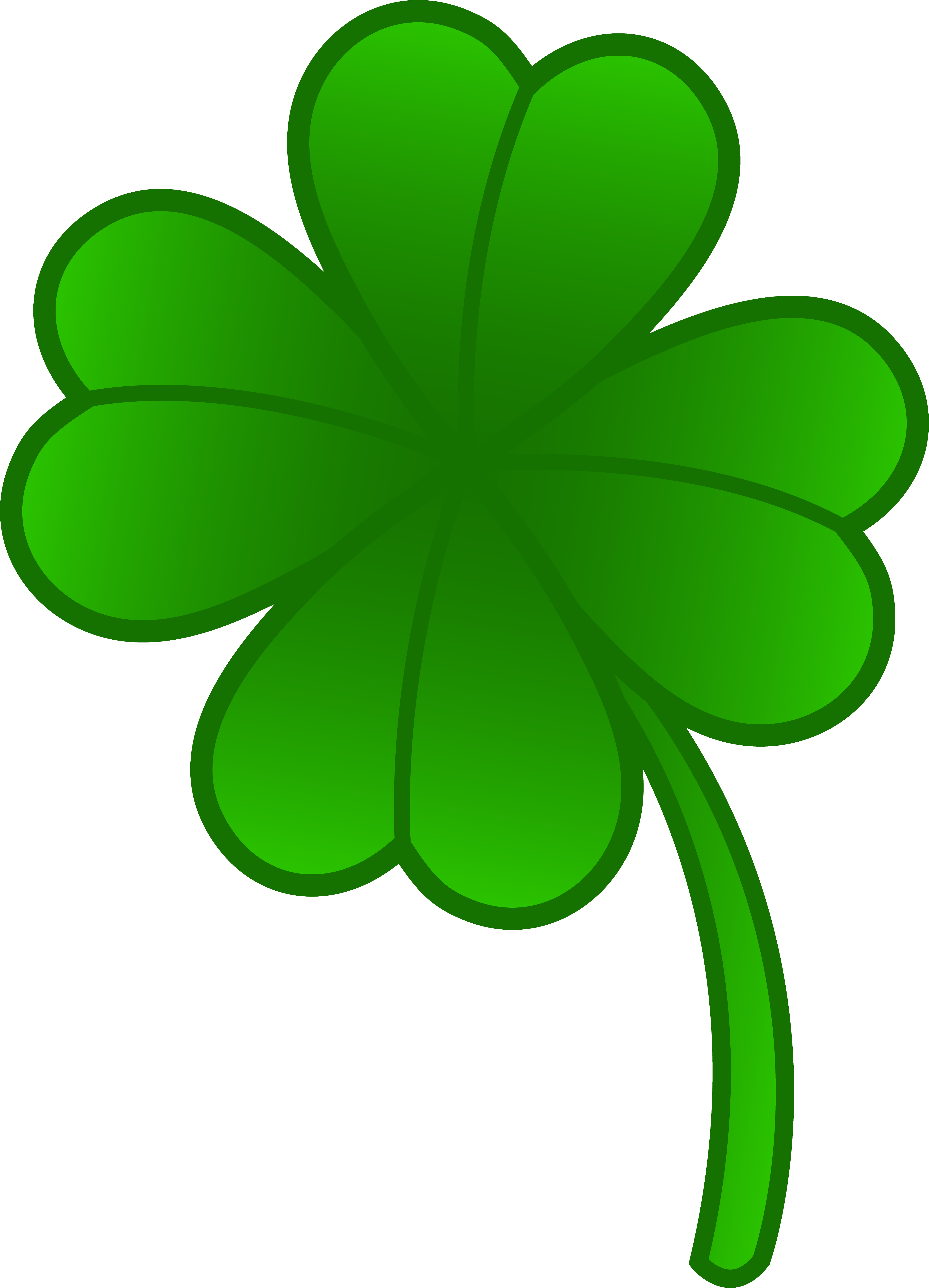 Picture Of Four Leaf Clover Cliparts co