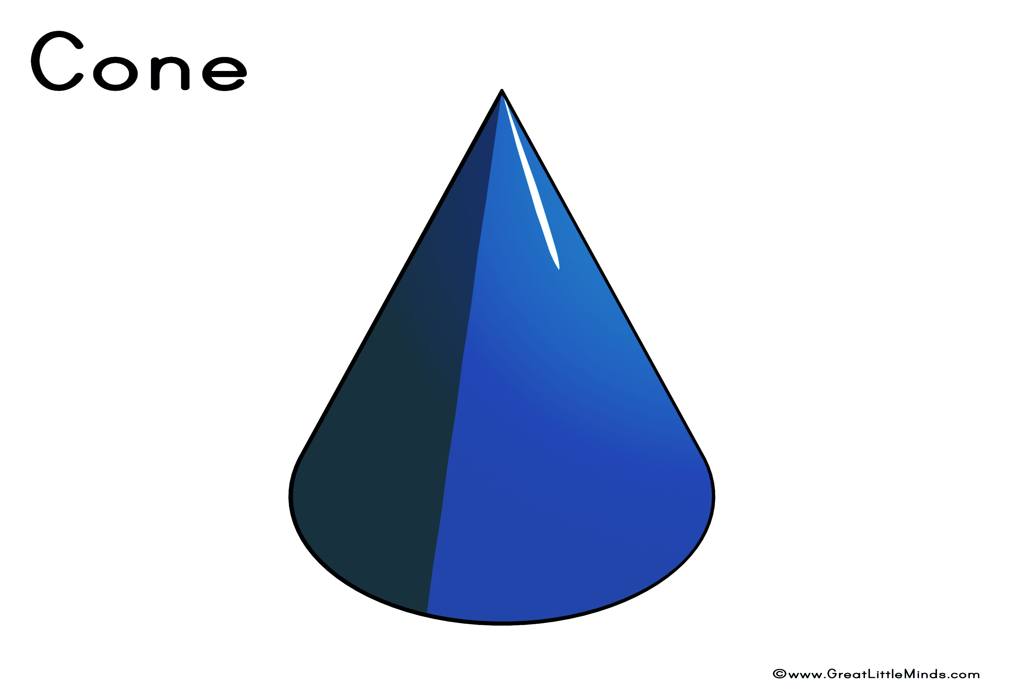 Cone 3 D Shape Cliparts co
