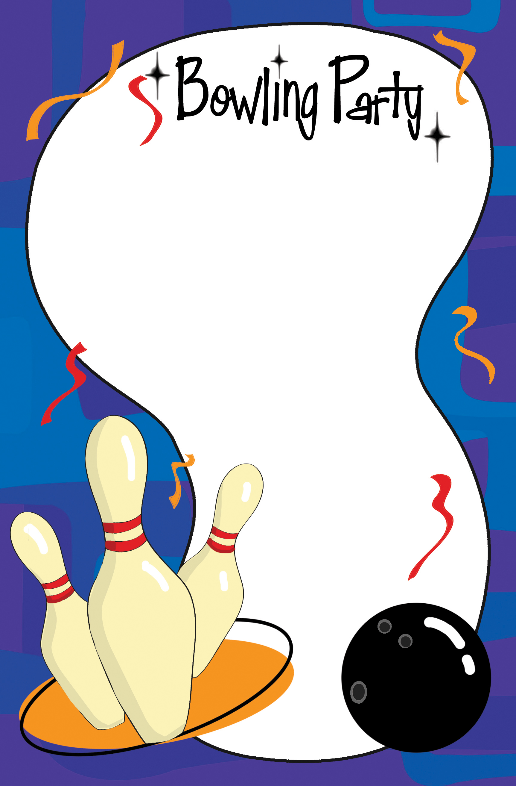 Bowling Invitation Template Cliparts co