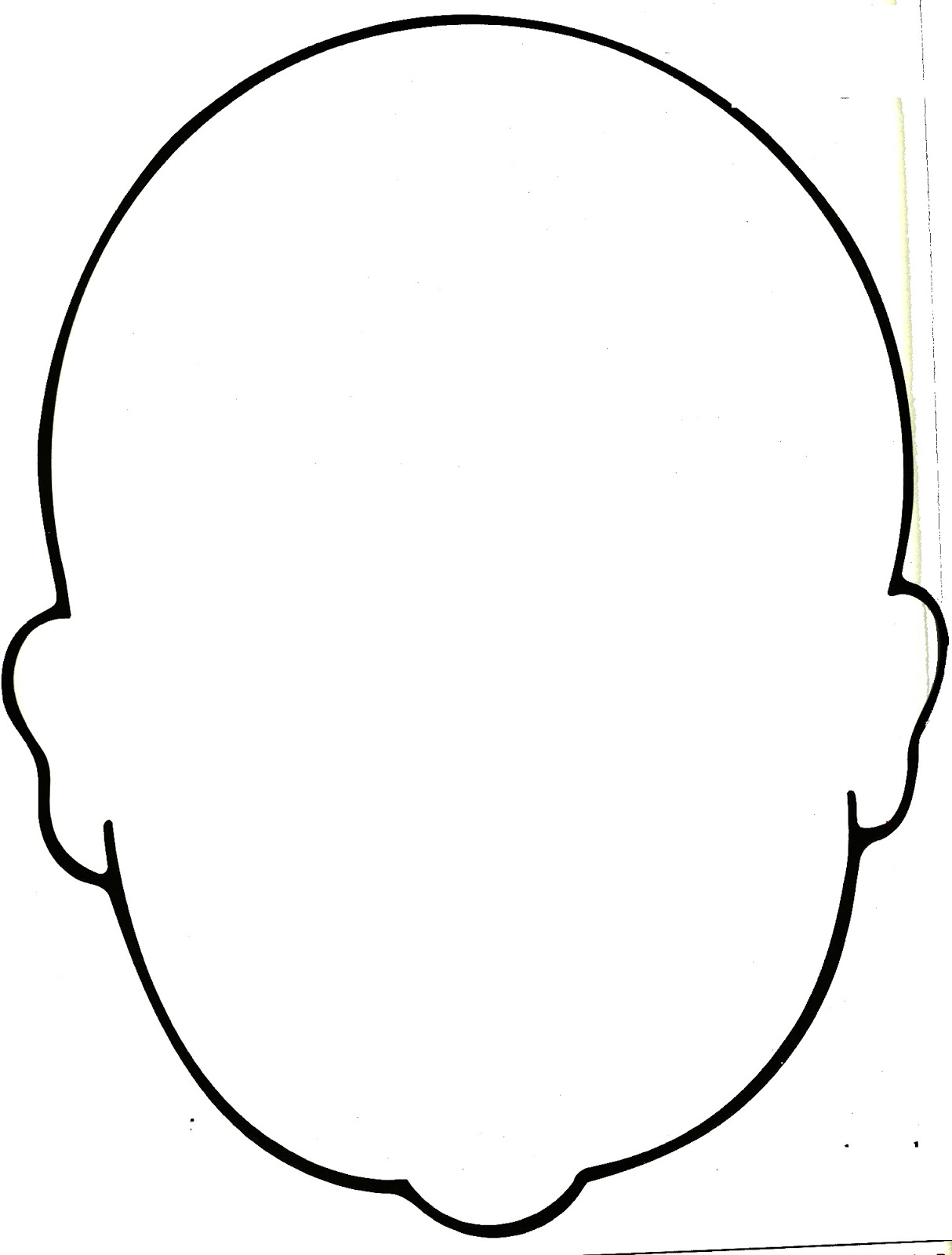Blank Face Outline Cliparts co