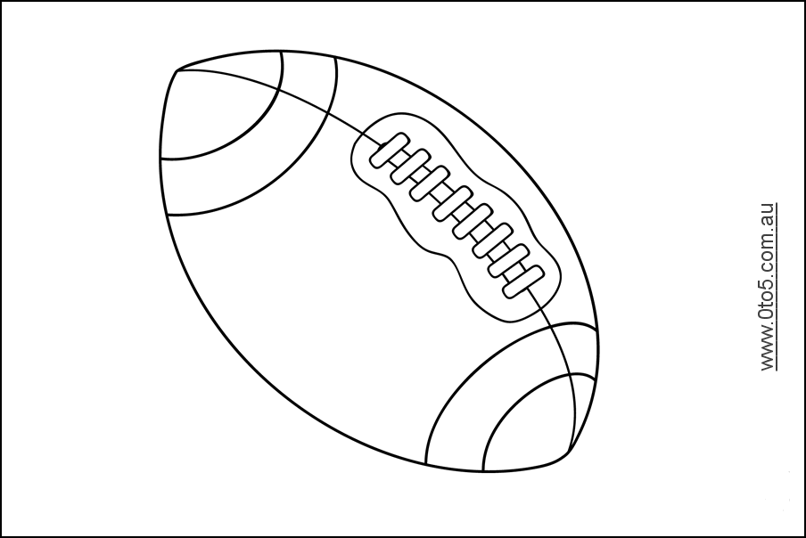 Football Template Cliparts co
