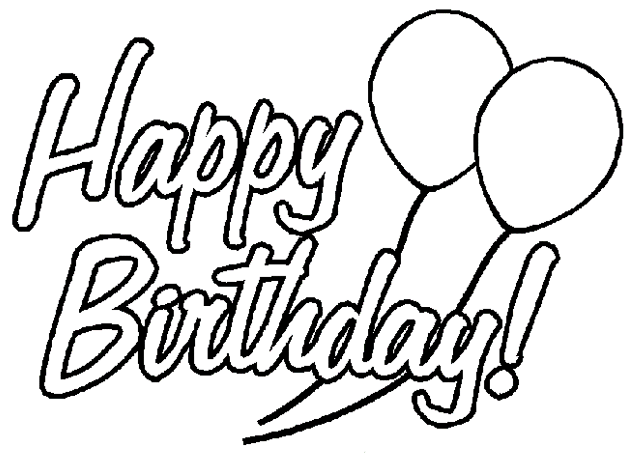Happy Birthday Drawing Cliparts co