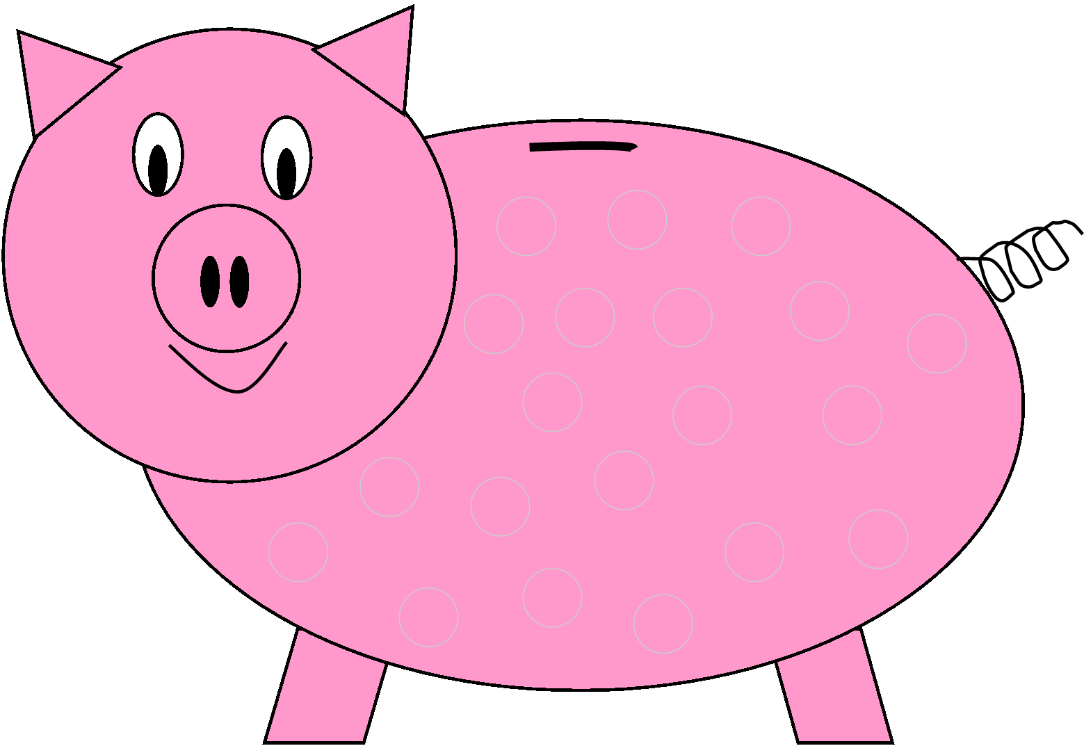 Piggy Bank Template Cliparts co