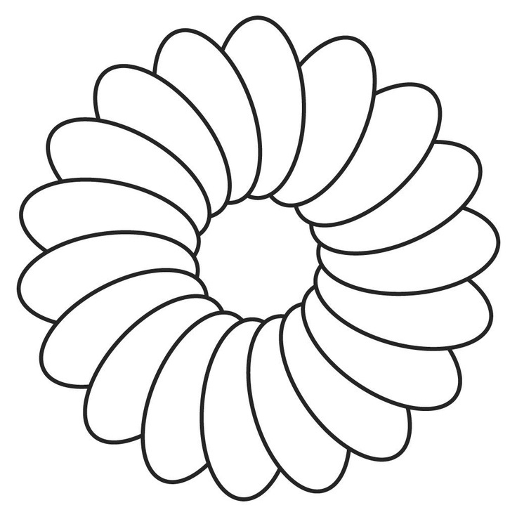 Black And White Flower Outline Cliparts co