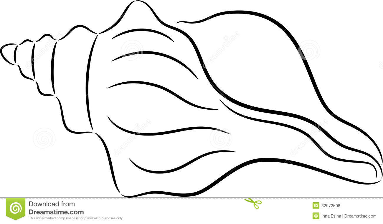Conch Shell Outline - Cliparts.co Conch Shell Outline - Cliparts.co