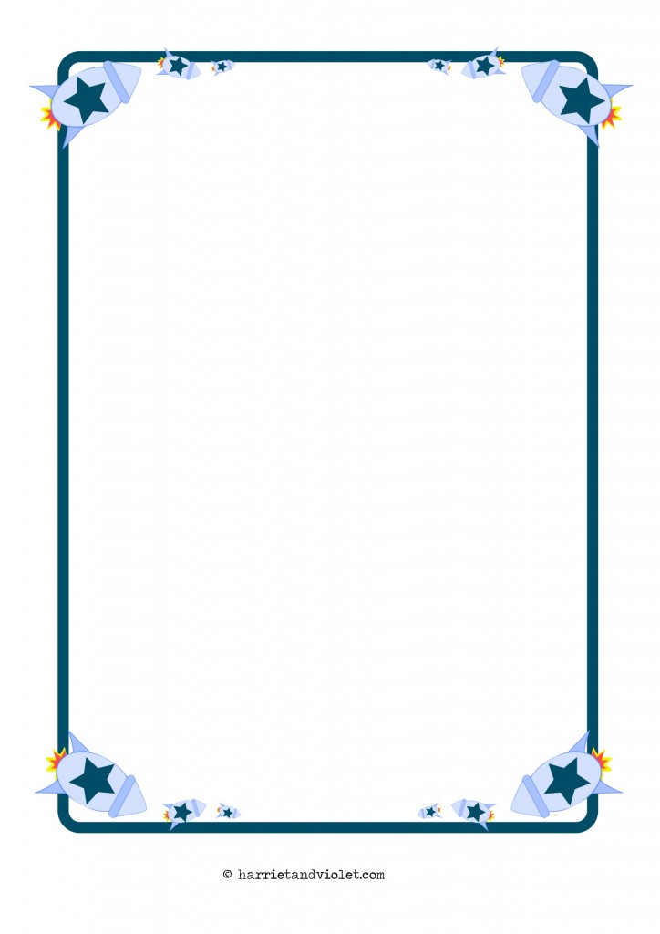 Simple Flower Border Designs For A4 Paper Cliparts co