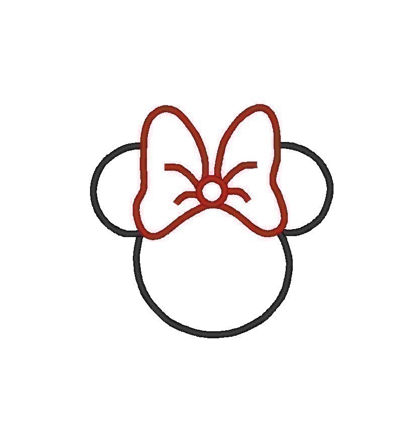 Minnie Mouse Stencil Imagui