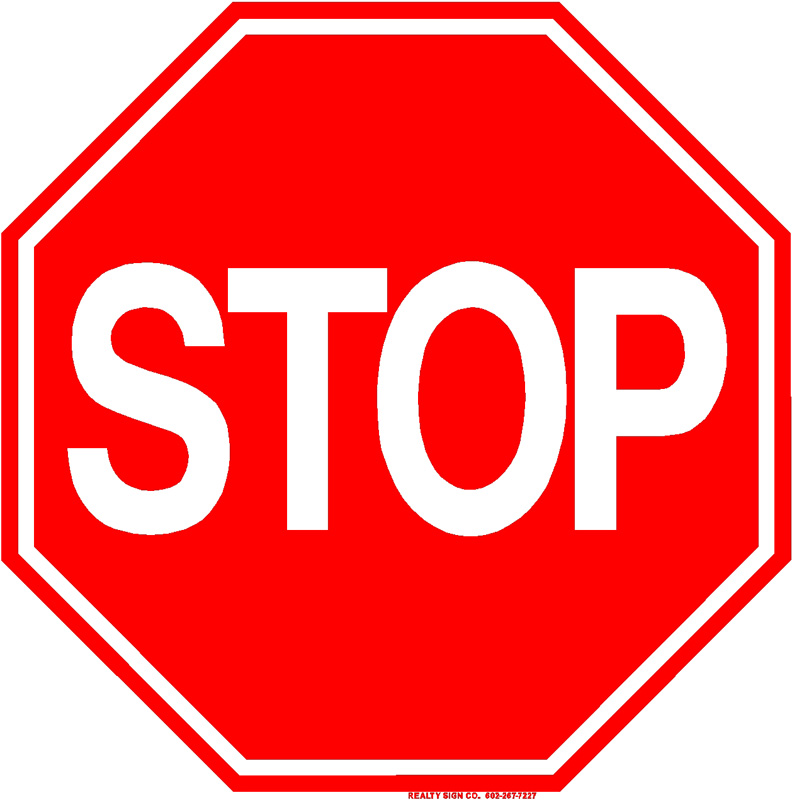 Printable Stop Signs Printable Word Searches