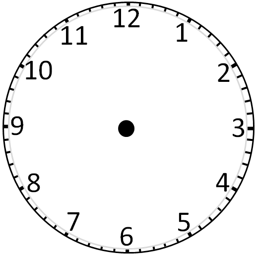Blank Analog Clock Cliparts co