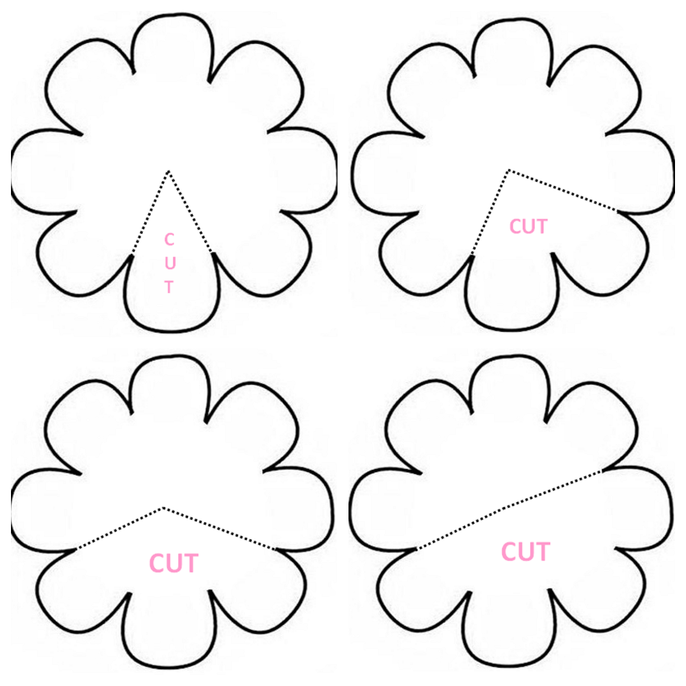Flower Petal Template For Kids Cliparts co