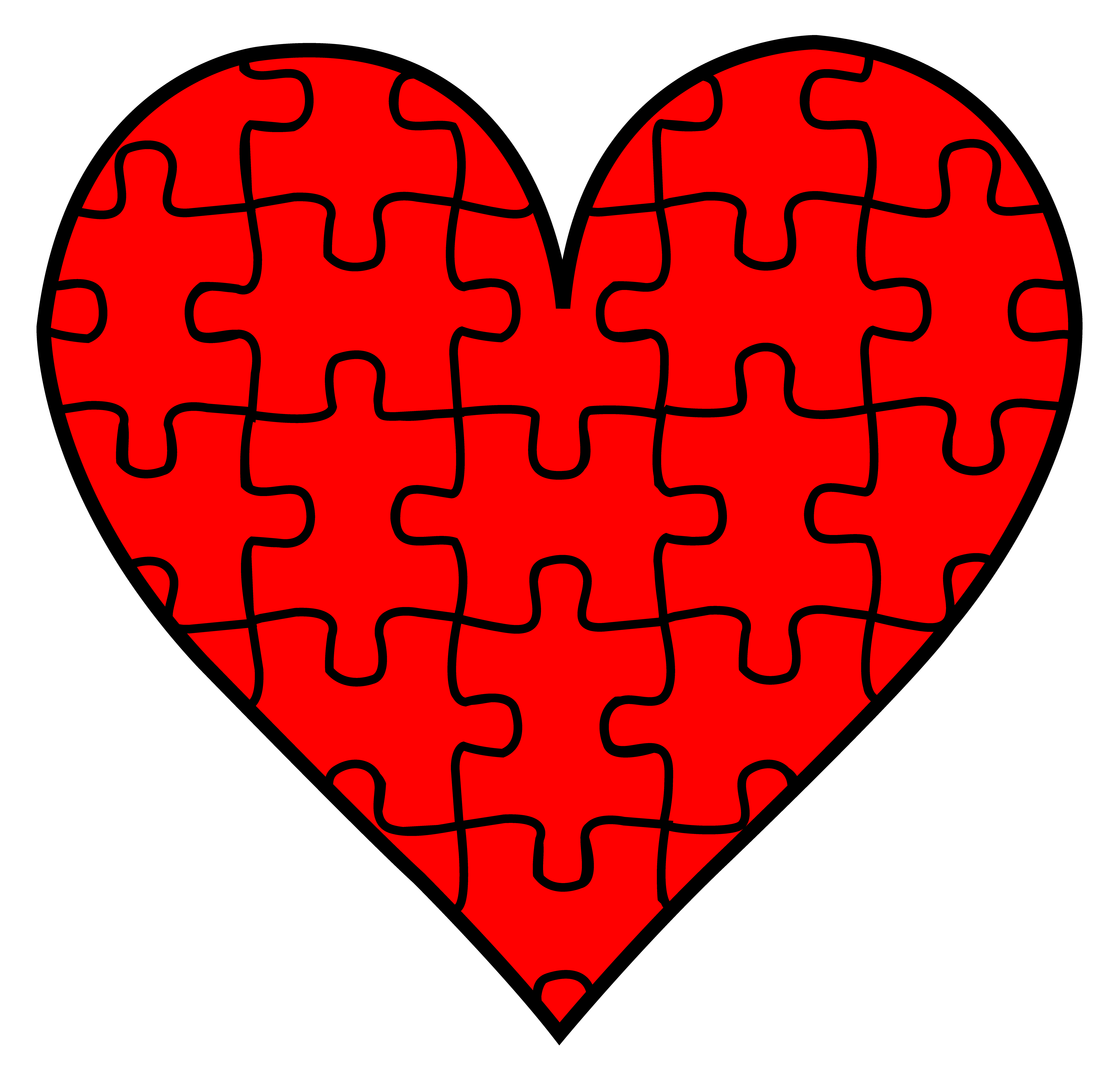 Free Printable Heart Puzzle Template Printable Word Searches