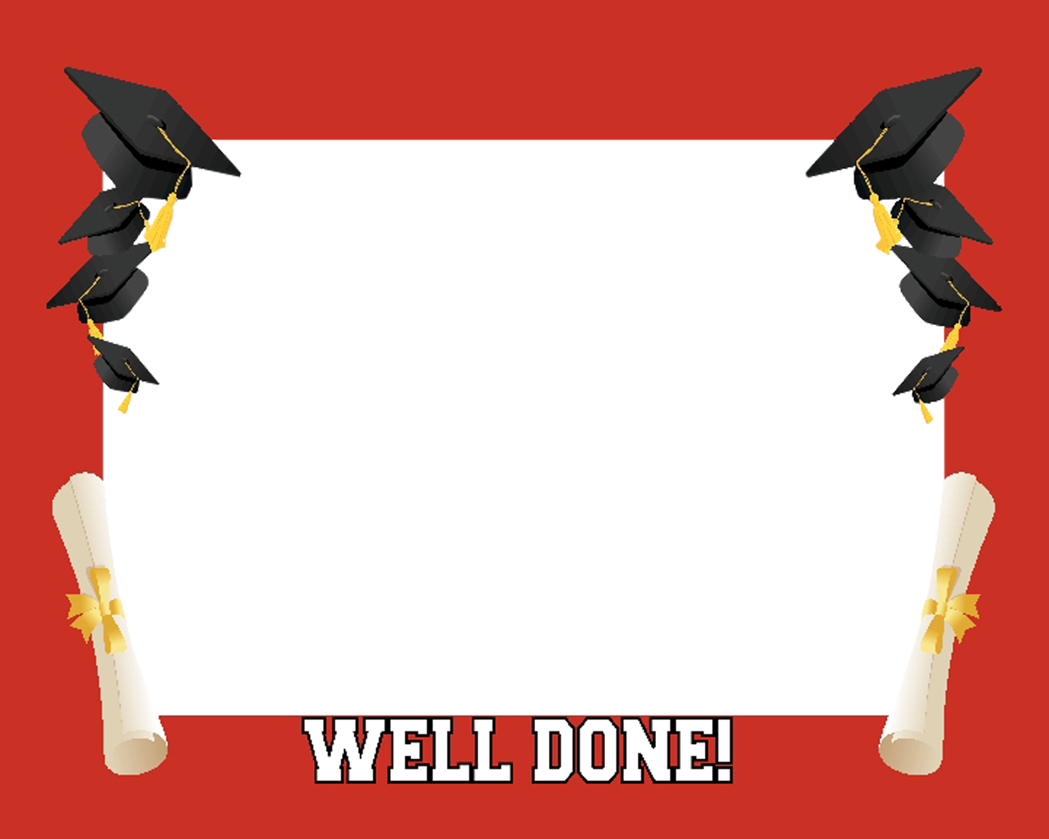 Graduation Photo Frame Template