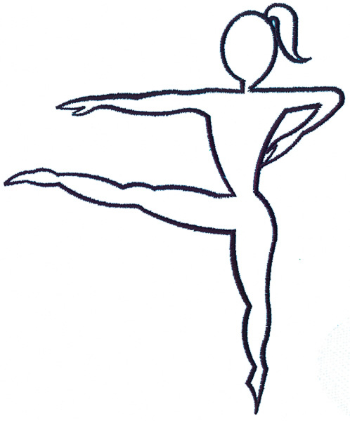 Dancer Outline - Cliparts.co