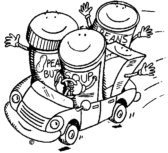 Can Food Clip Art Coloring Pages Sketch Coloring Page