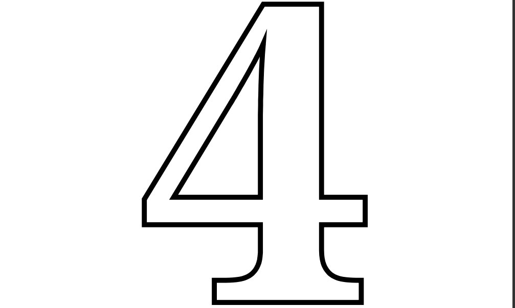 Number 4 Pictures Cliparts co