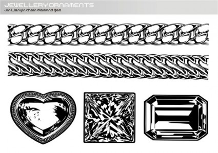 Silver Chains Vector Collection Free Vector In Adobe Illustrator ...