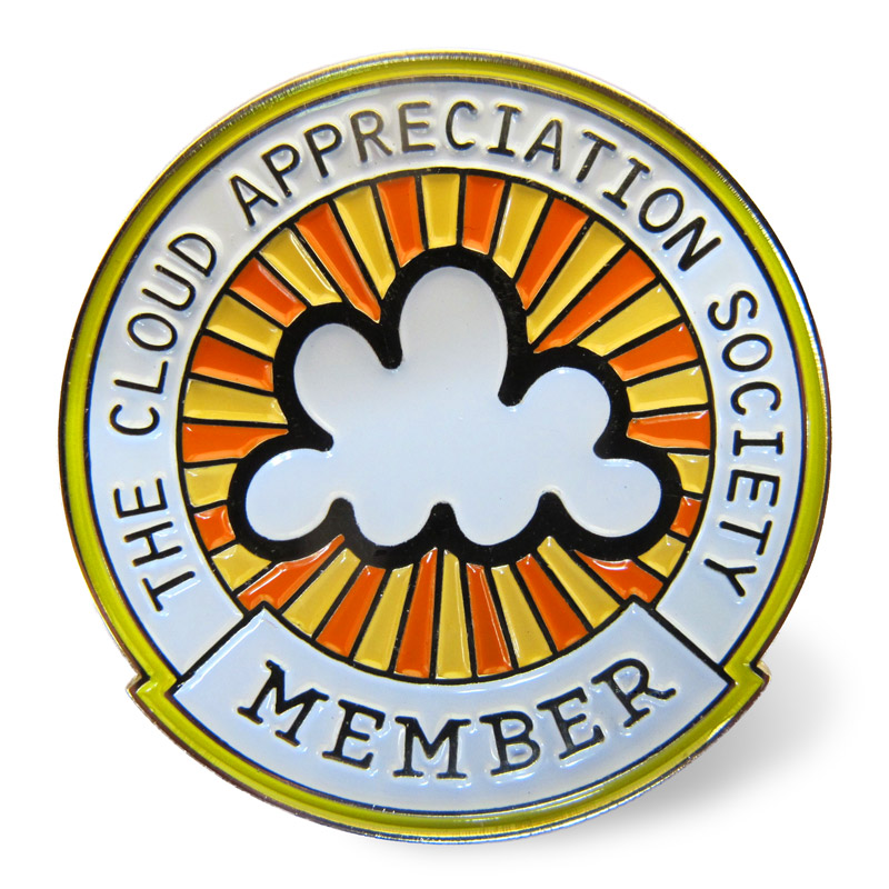 Enamel Membership Badge | The Cloud Appreciation Society - Cliparts.co