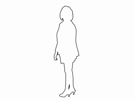 Outline Of A Person - Cliparts.co