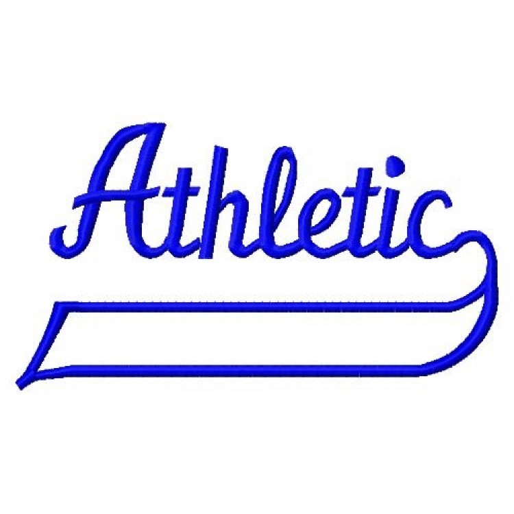 Athletic Swoosh Embroidery Font - Cliparts.co