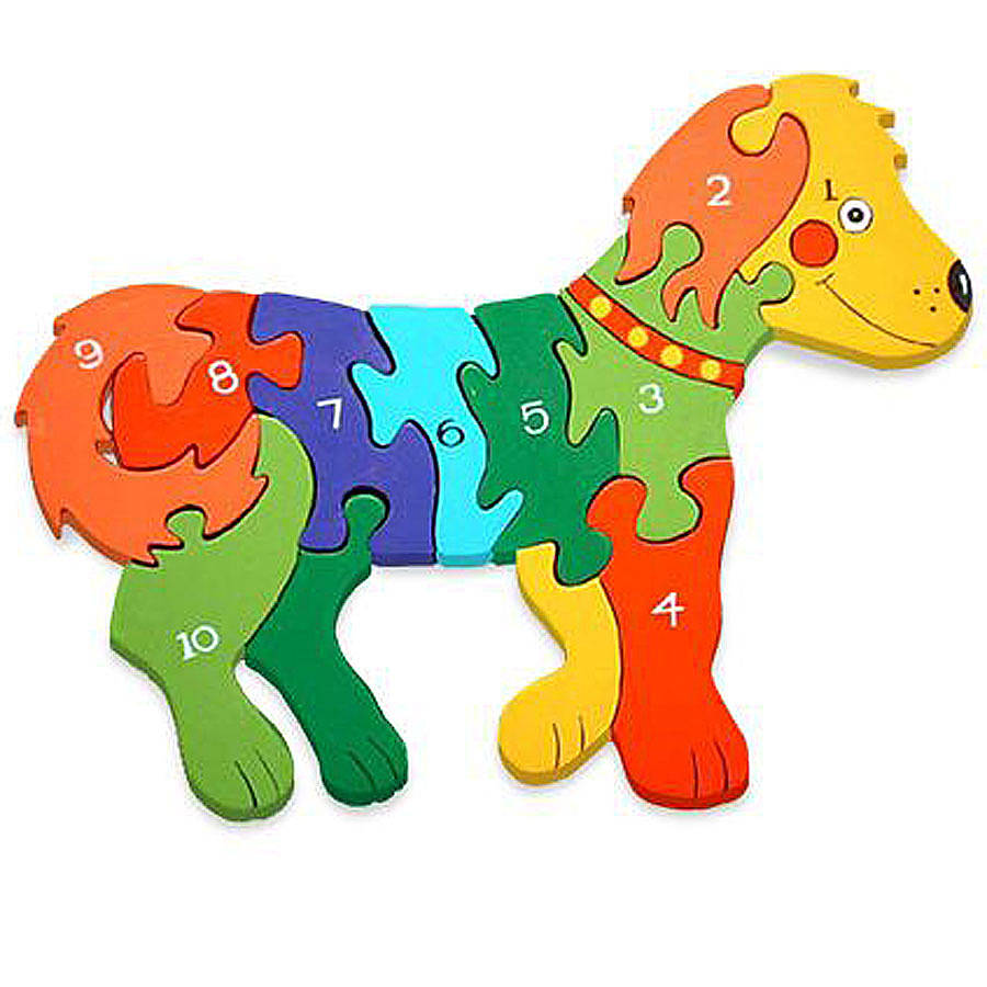 Number Dog Jigsaw Puzzle By Edition Design Shop ... - Cliparts.co