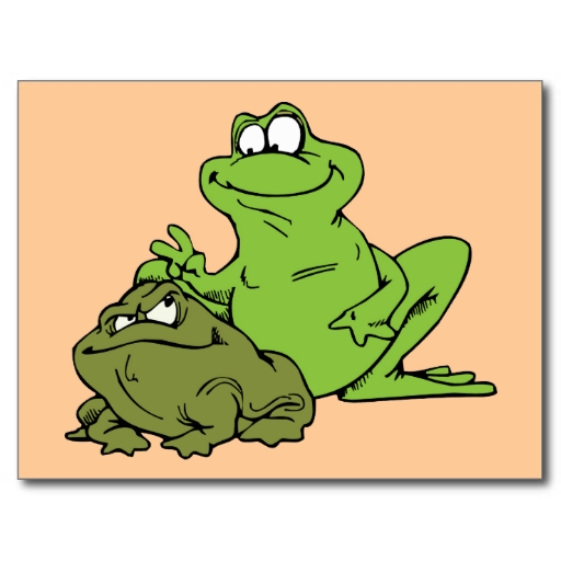 Frog ~ Frogs Toad Toads Cartoon Amphibian Mouse Pad | Zazzle - Cliparts.co